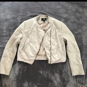 H&M | Jackets & Coats | Hm Leather Jacket | Poshmark